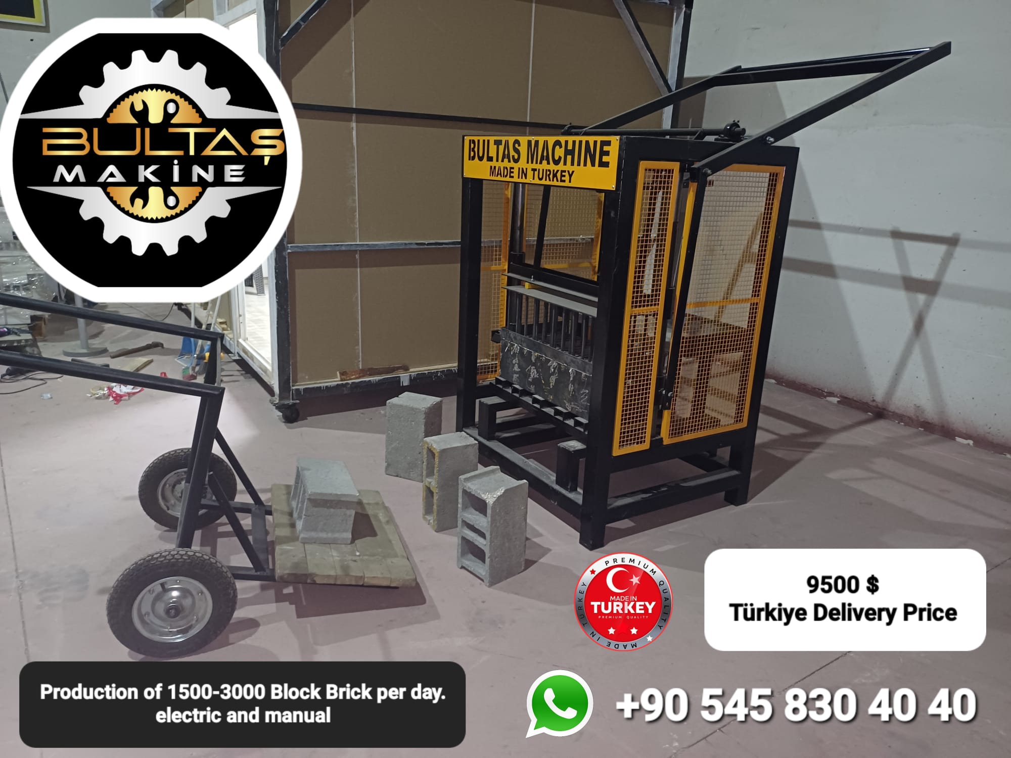 Manual Concrete Block Machine